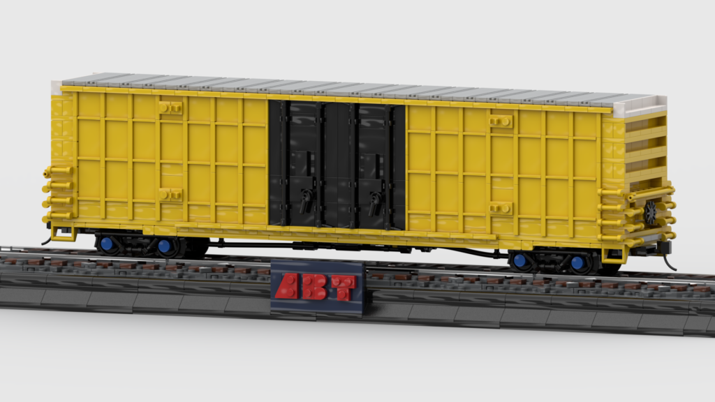 Gunderson 7550 Cu. Ft. 60′-9” Double Door Boxcar – American Brick Trains